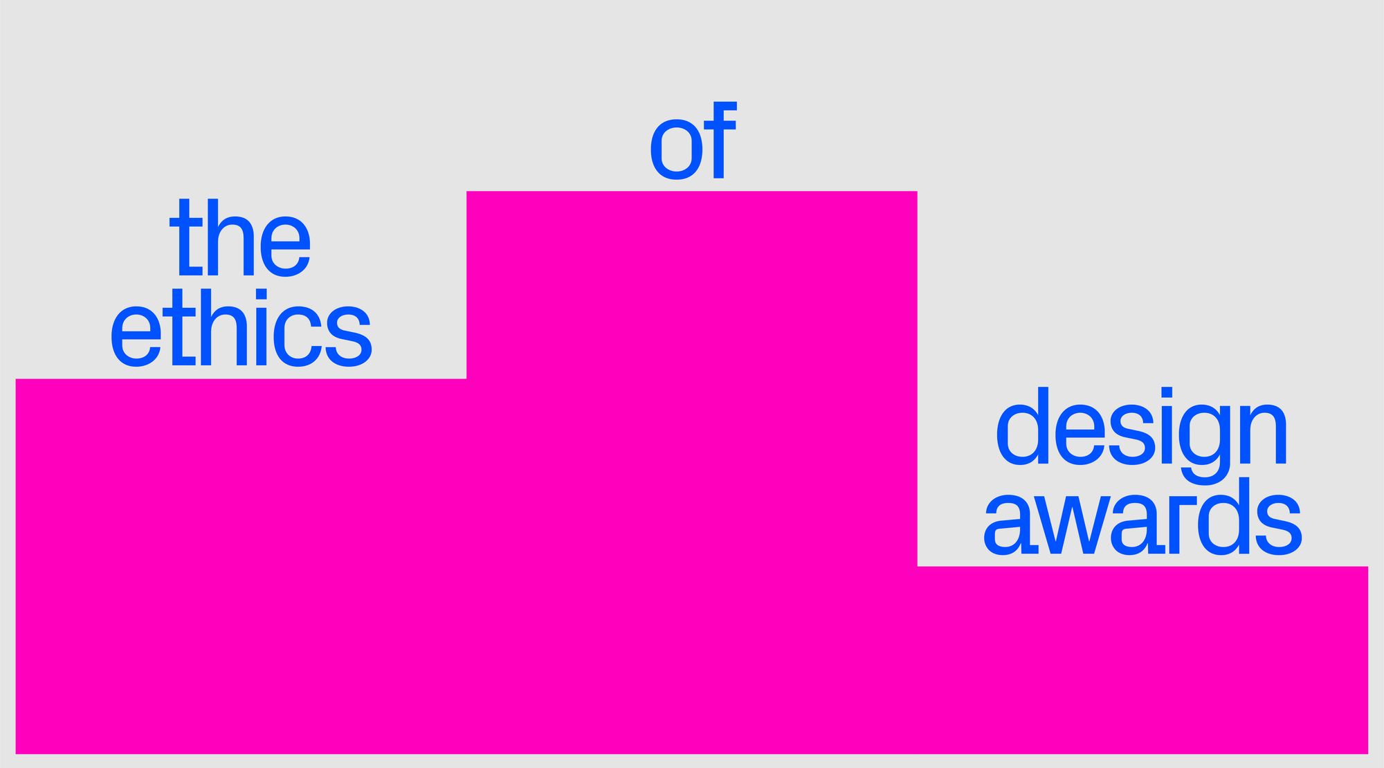 The ethics of design competitions: how we should judge design