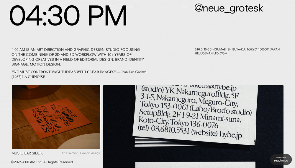 6 stunningly fresh design studio websites for your inspiration