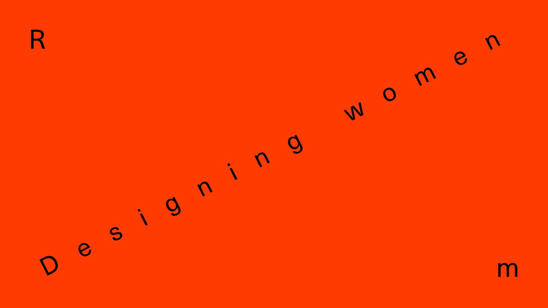 Why we wanted to highlight the work of women in design