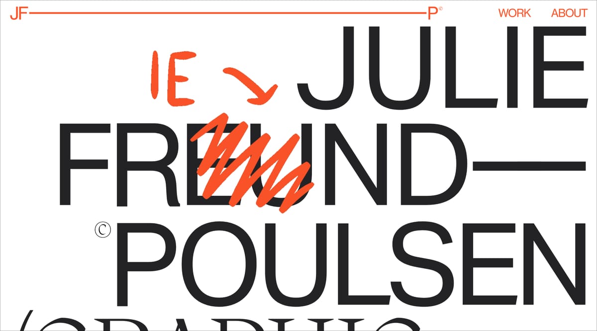 Readymag website of 2022: An artsy design portfolio