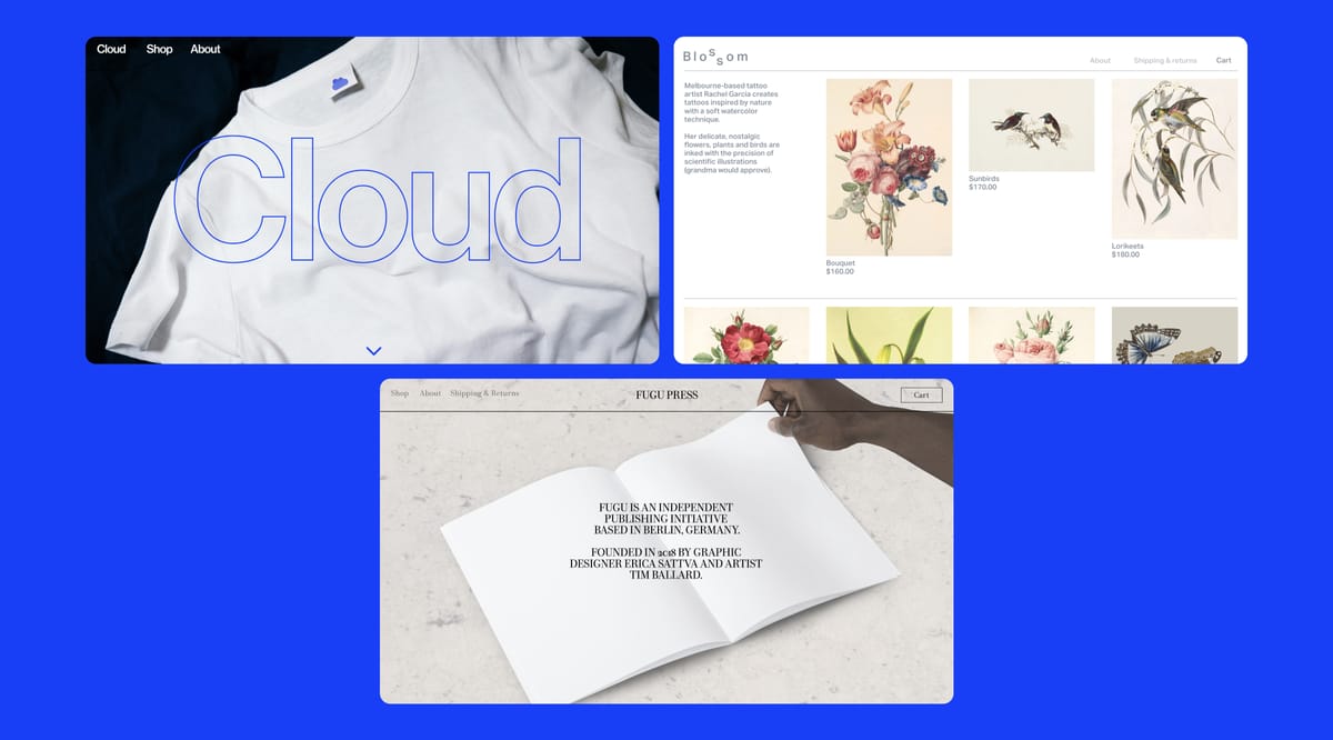 Inspiring e-commerce templates for your future websites