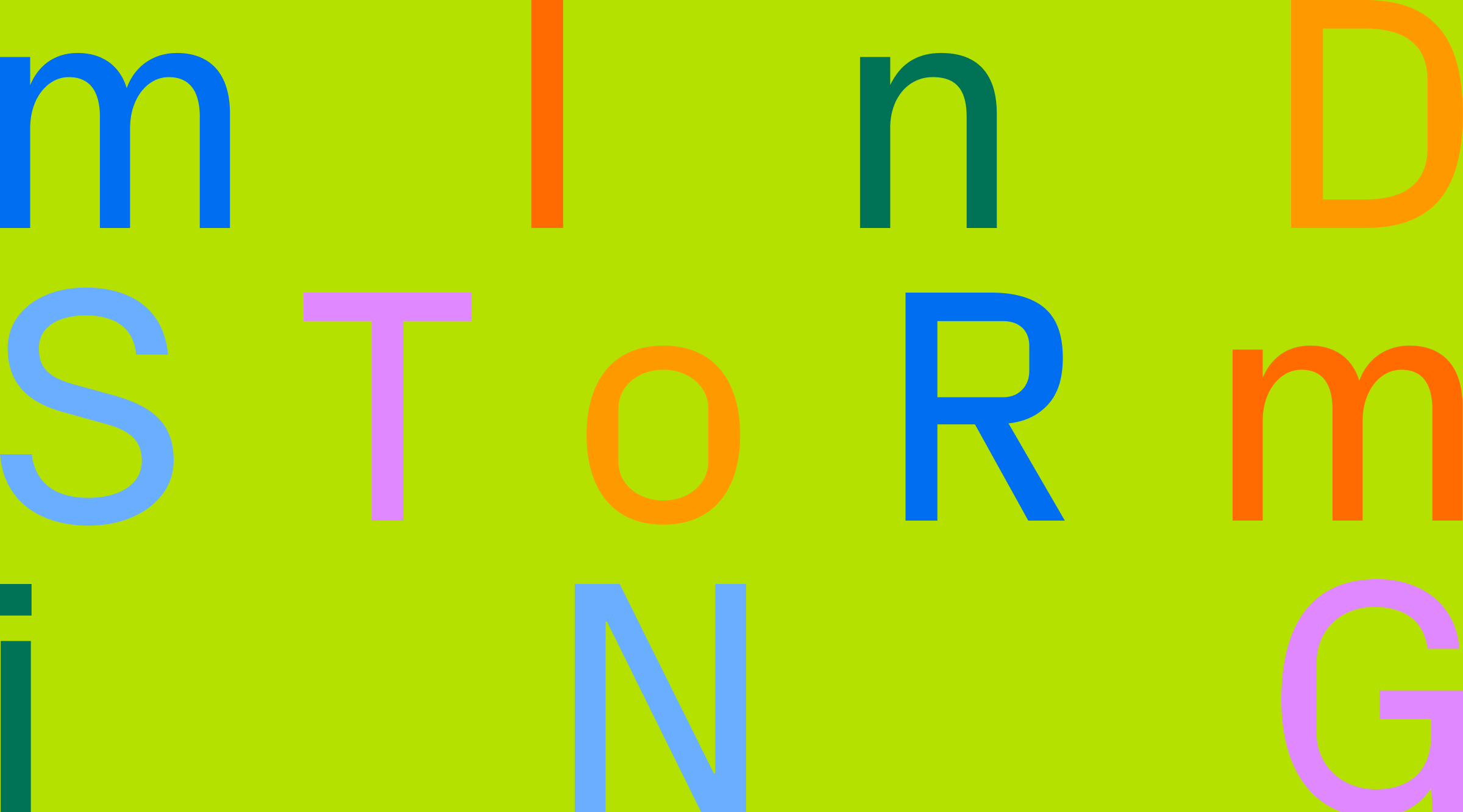 Generate refines ideas: mindstorming ideation technique